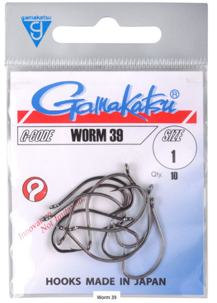 Worm 39 GAMAKATSU un super hameçon spécialement prévu pour la pêche en ...