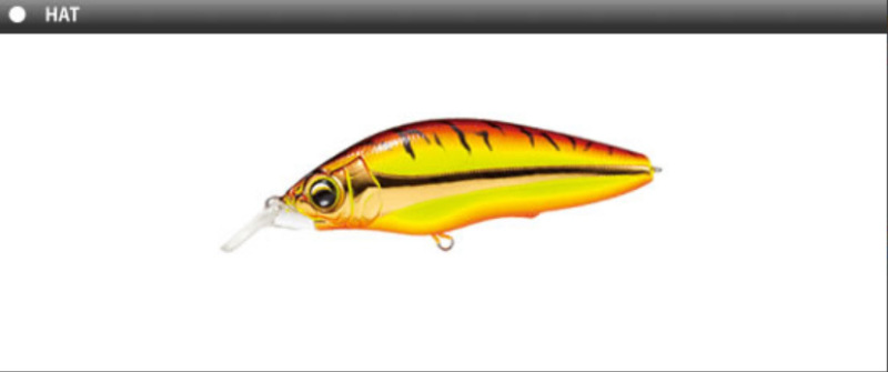 HARDCORE SHALLOW CRANK 65F duel leurre vibration black bass top