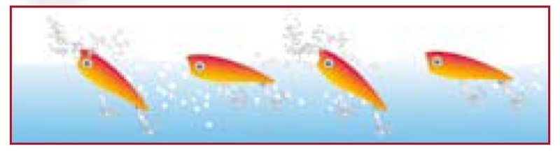 Hydro Tiger Leurre Popper YO-ZURI 9 et 12 cm